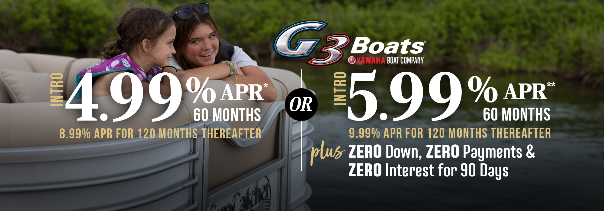 G3 Boat Incentives